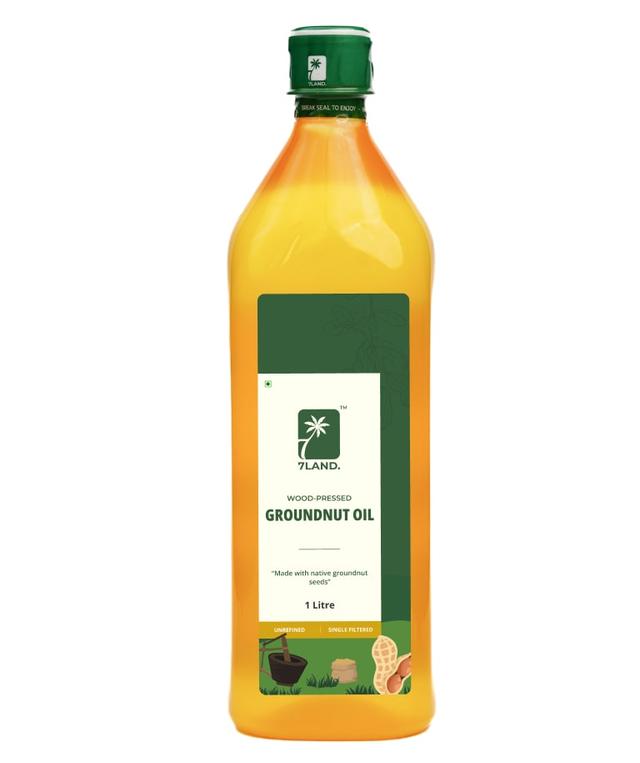 single pressed groundnut oil